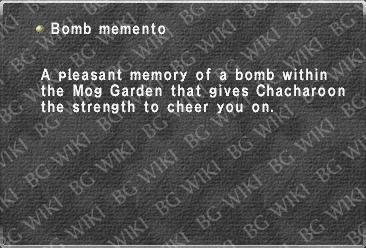 Bomb memento - FFXI Wiki