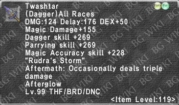 Twashtar - FFXI Wiki