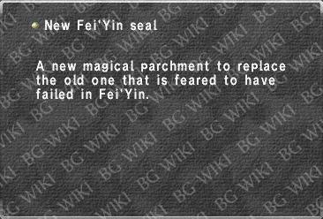 New Fei'Yin seal - FFXI Wiki