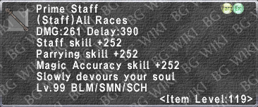 Prime Staff - FFXI Wiki