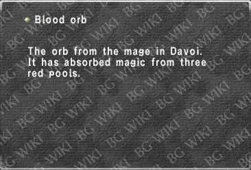 Blood orb - BG FFXI Wiki