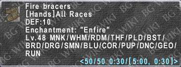 Fire Bracers - FFXI Wiki