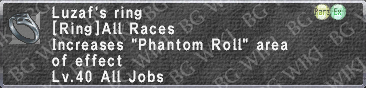 Luzaf's Ring - FFXI Wiki