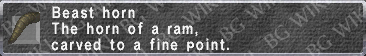 Beast Horn - FFXI Wiki