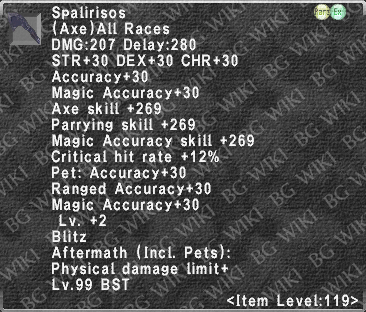 All Jobs Gear Sets/Beastmaster - FFXI Wiki