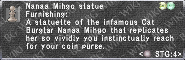 Nanaa Mihgo Statue - FFXI Wiki